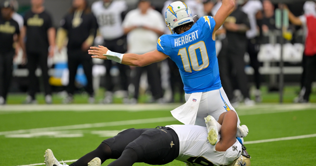 NFL fines Saints DT Nathan Shepherd for dirty play on Justin Herbert - On3