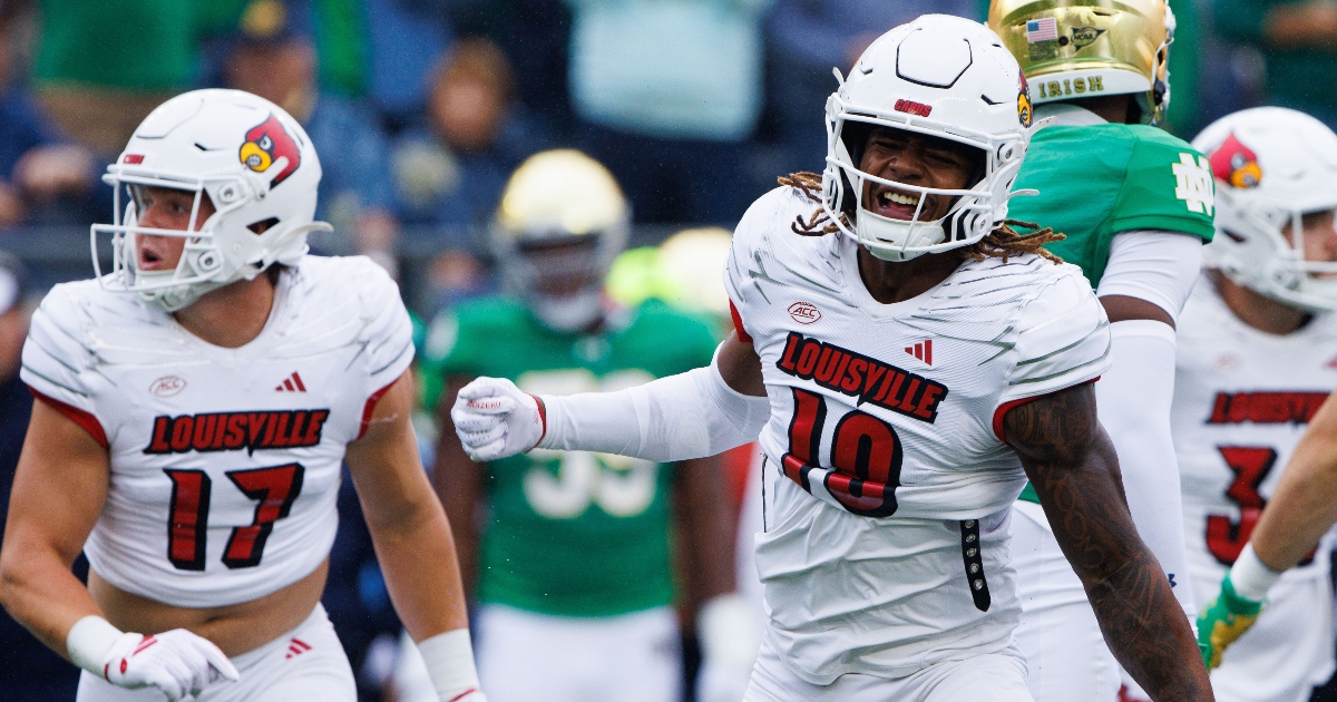 Benjamin Perry injury: Louisville DB leaves game in neck brace amid ...