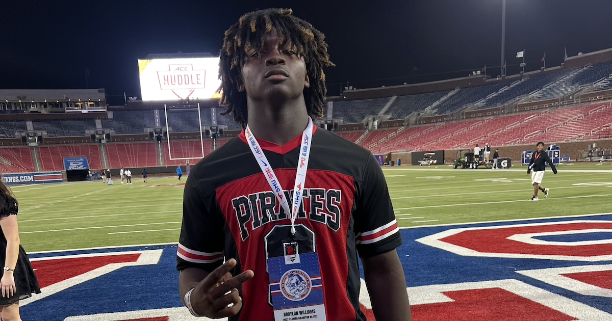 Elite LB Braylon Williams has SMU at the top of his list - On3