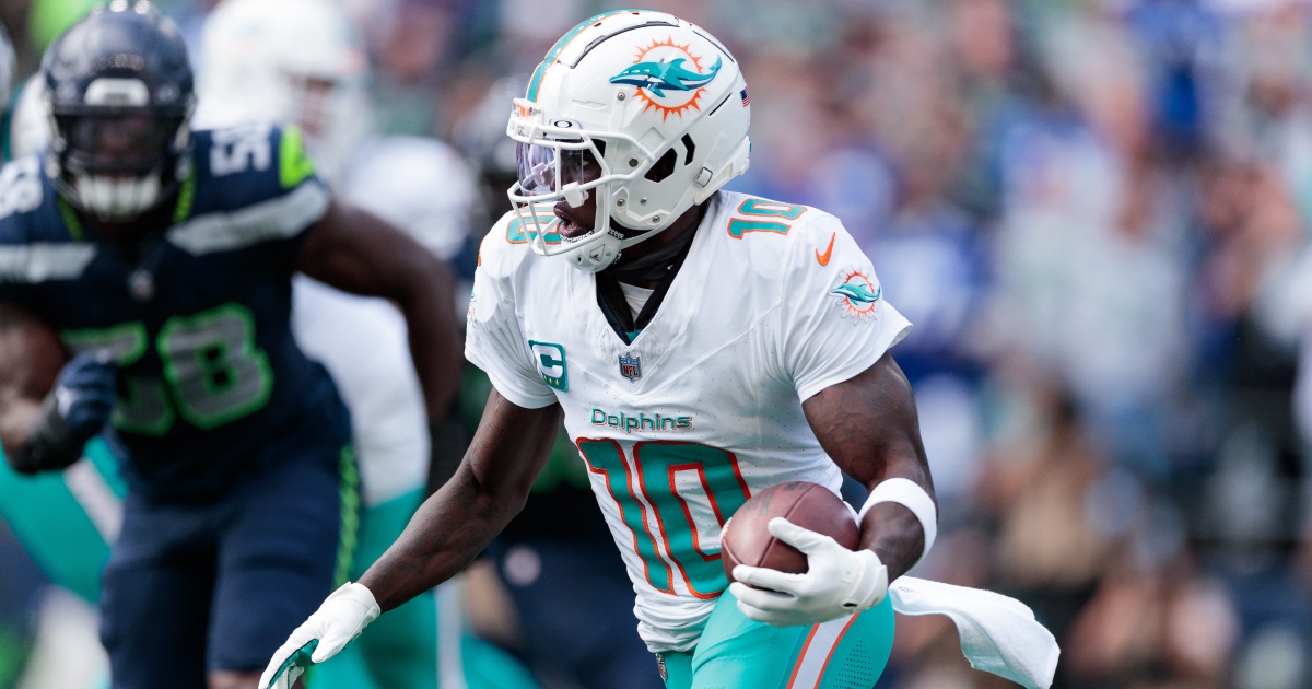 Tyreek Hill injury update: Dolphins WR game status revealed for MNF vs. Rams