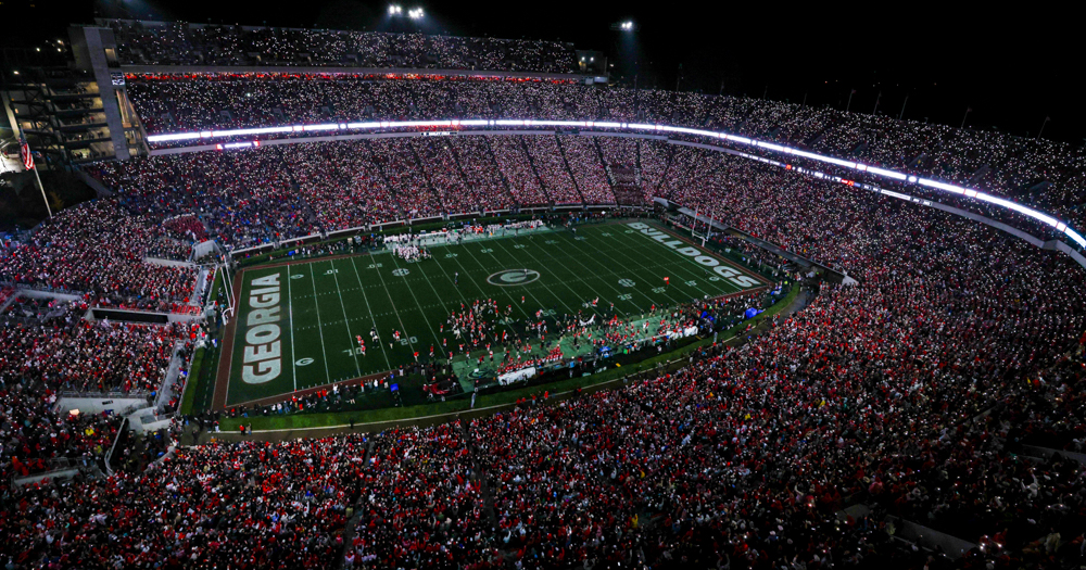 Georgia players push for a blackout vs. Tennessee