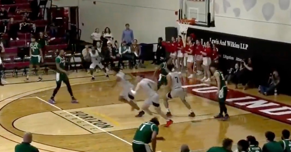 College basketball game delayed due to player vomiting on floor - On3