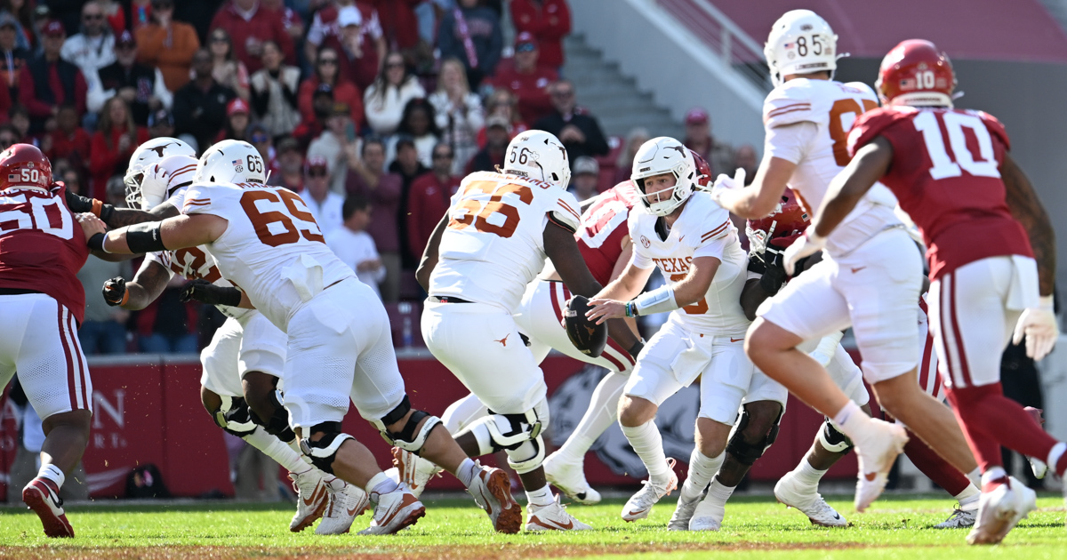 Photo Gallery: Best pictures from Texas' 20-10 win at Arkansas - On3