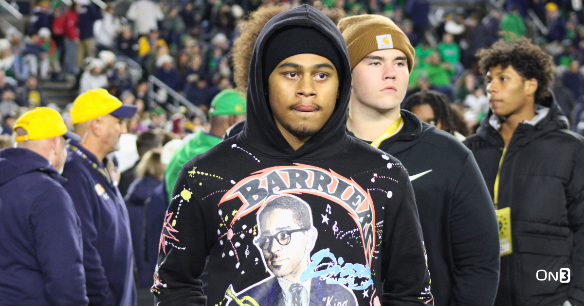 Elite 2026 CB RJ Sermons includes Notre Dame football in top 10