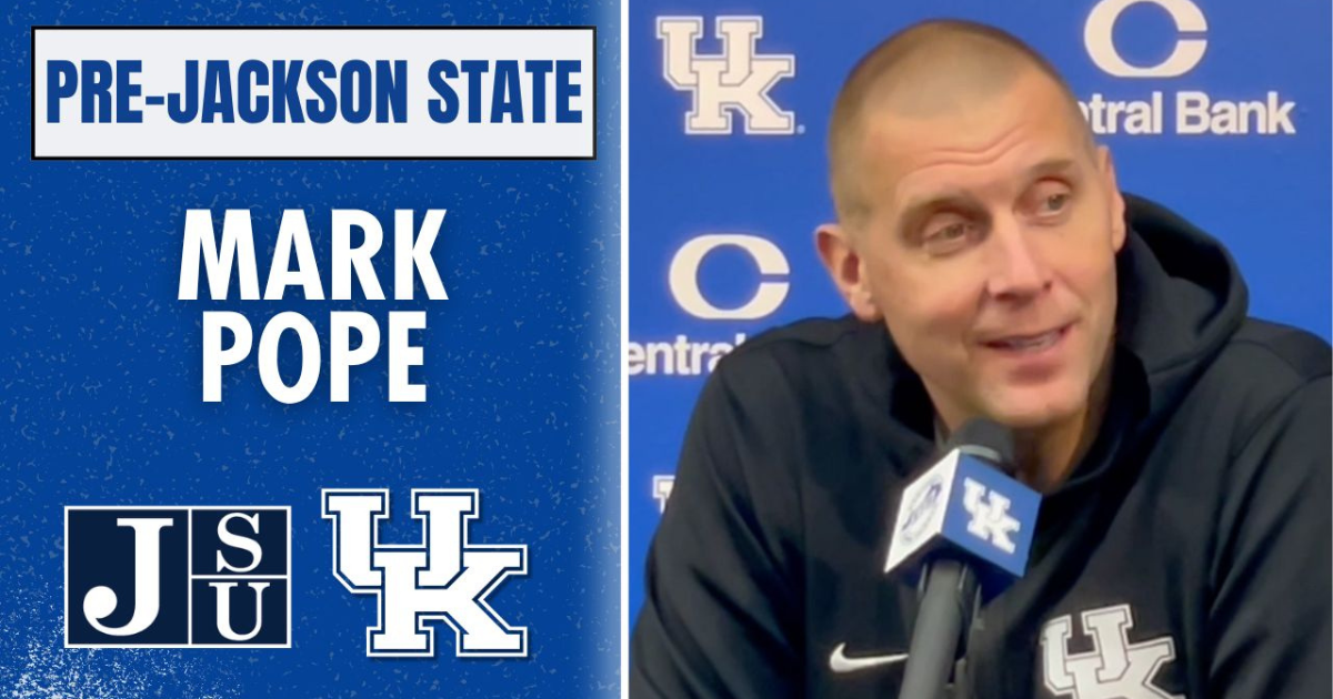 WATCH: Mark Pope pre-Jackson State press conference