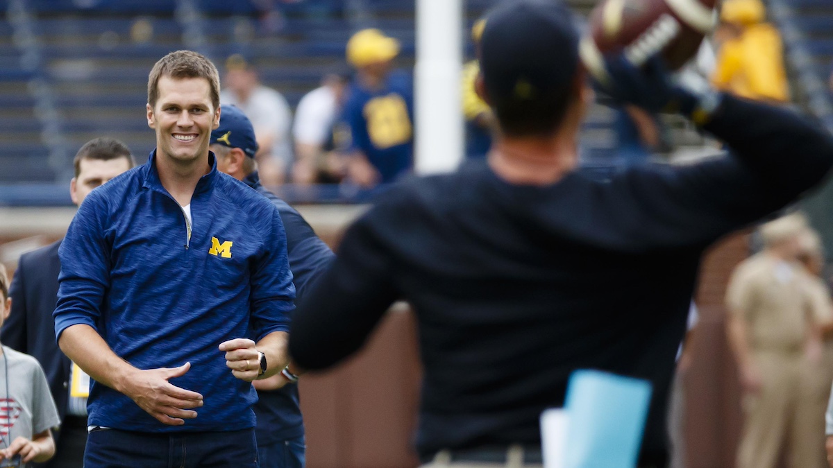Report: Tom Brady played role in Michigan flipping Bryce Underwood ...