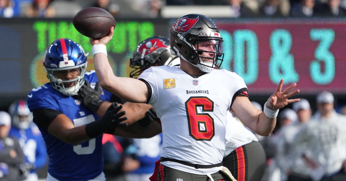 Baker Mayfield trolls Tommy DeVito, Giants with celebration after ...