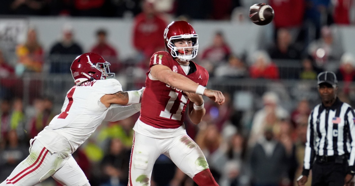 Source: Oklahoma transfer QB Jackson Arnold visiting Auburn