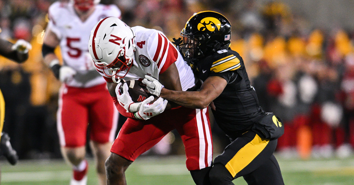 PFF snap counts and grades for Nebraska's offense vs. Iowa - On3