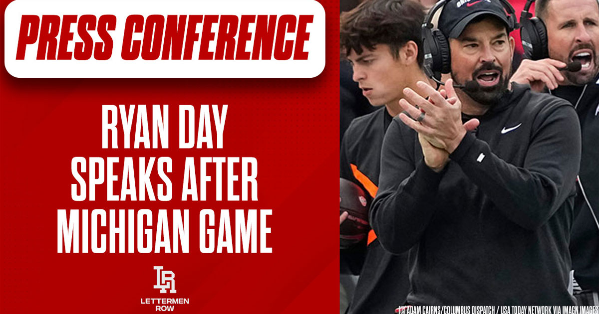 Ohio State: Ryan Day press conference after Michigan game