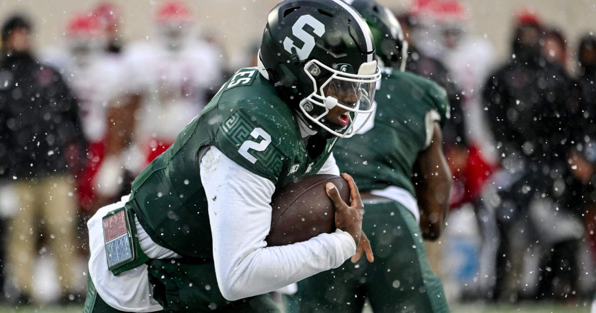 Michigan State QB Aidan Chiles has a different view of leadership after ...