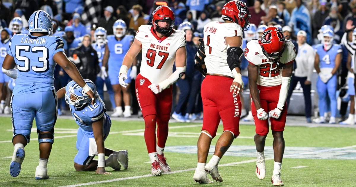 NC State football snap counts and PFF grades: Defense vs. UNC - On3