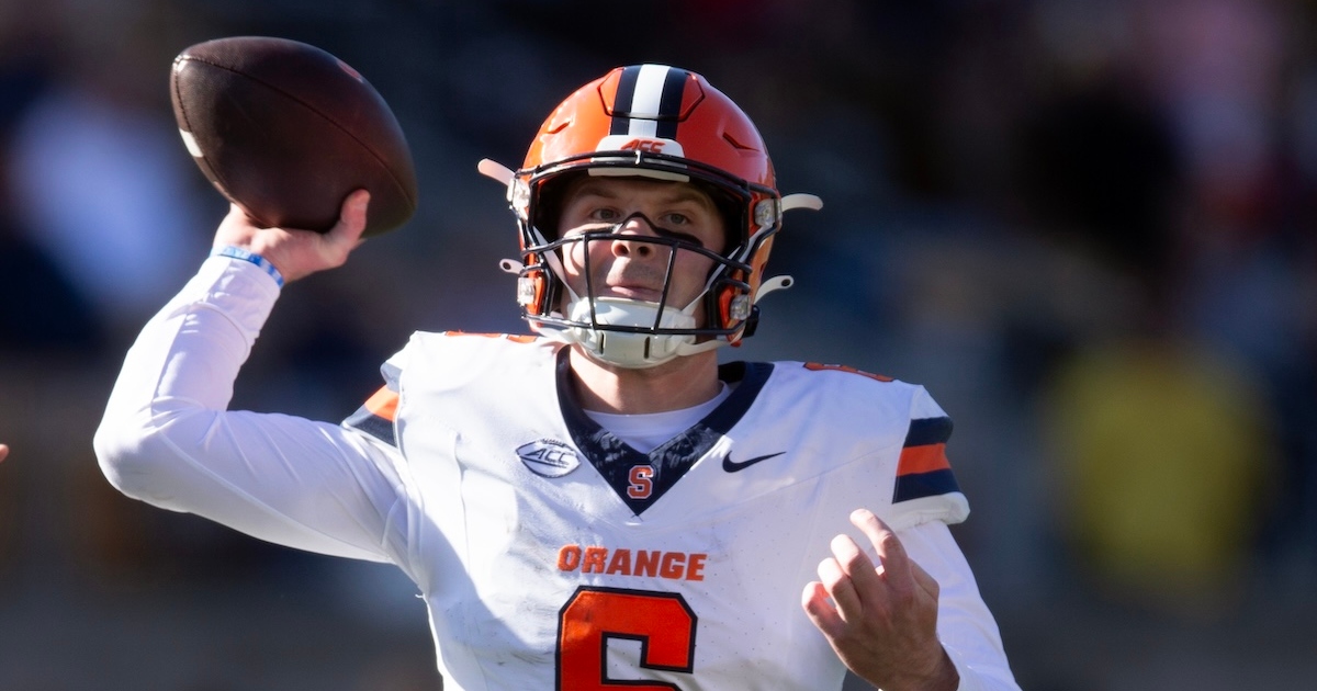 Fran Brown once again thanks Ryan Day for allowing Kyle McCord to ...