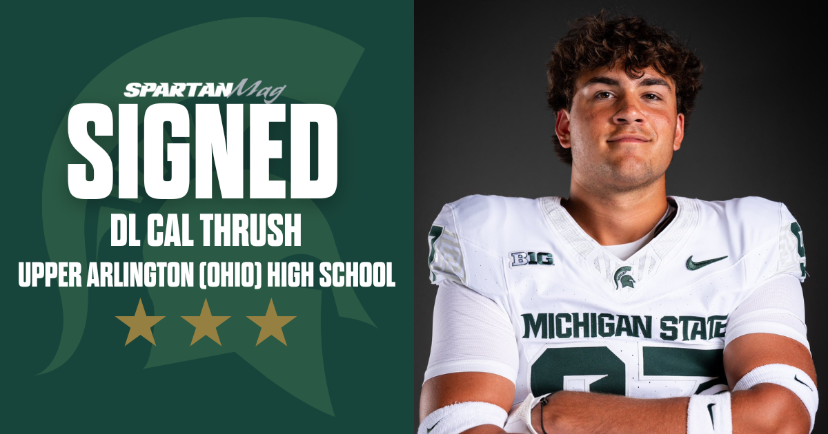 Michigan State signs 2025 three-star DL Cal Thrush