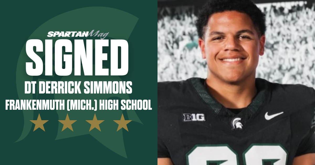 Michigan State signs 2025 four-star DT Derrick Simmons