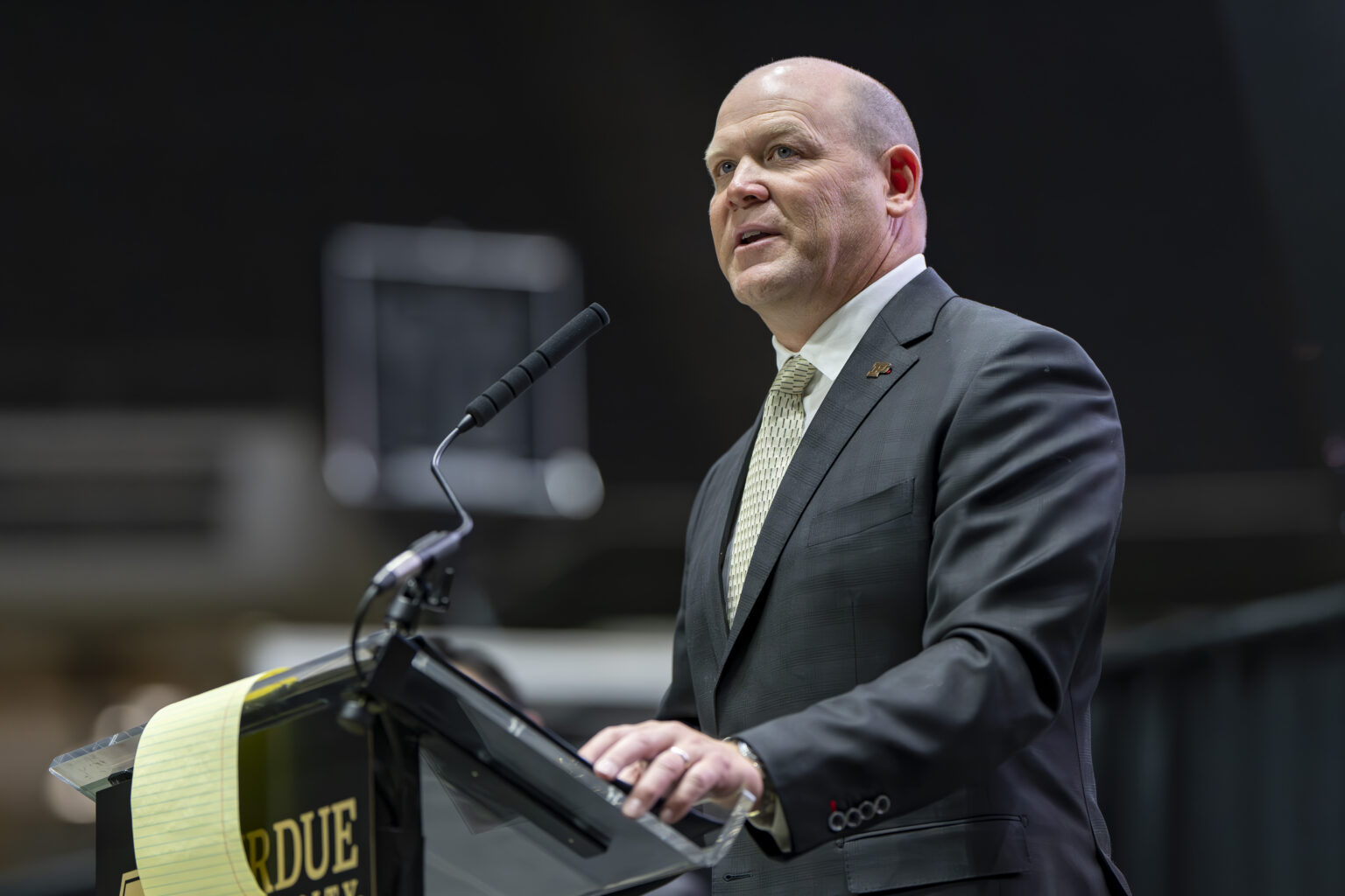 GoldandBlack.com gallery: Press conference for new Purdue football ...