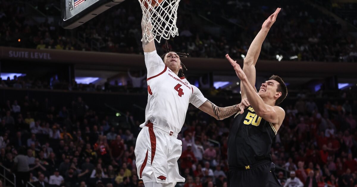 Michigan loses to Arkansas at Madison Square Garden