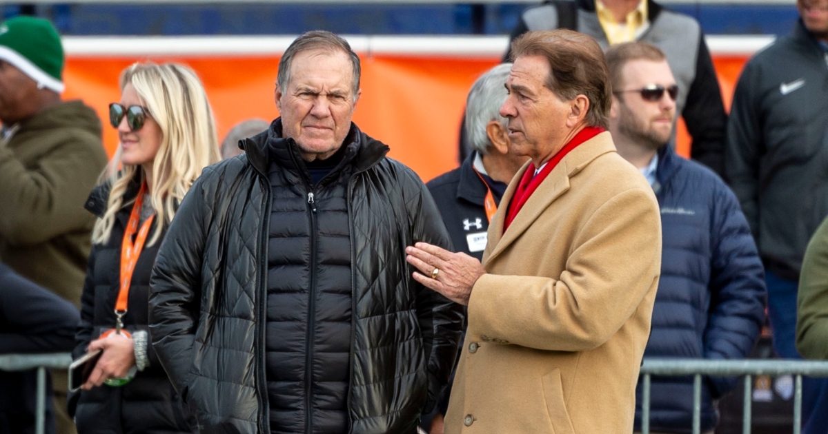 Bill Belichick pressed on how much advice Nick Saban gave him on taking ...