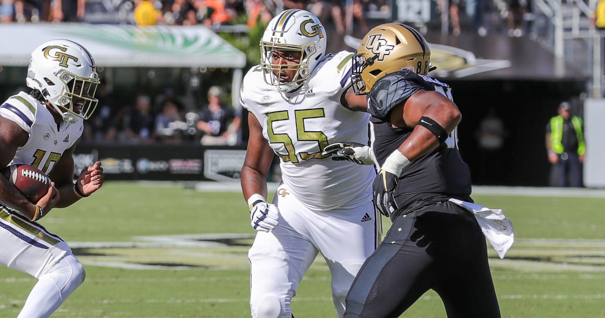 Georgia Tech transfer offensive tackle Corey Robinson II sets portal ...