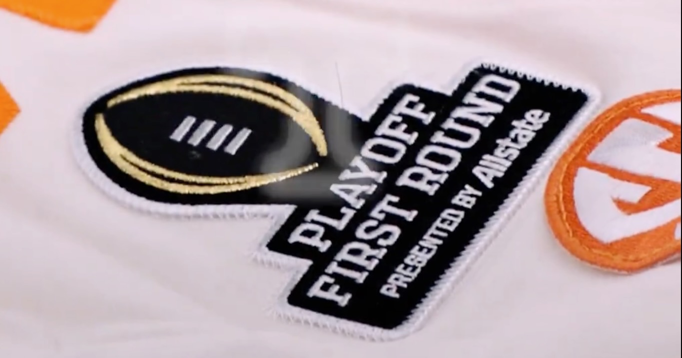 Watch: Tennessee shows off College Football Playoff jersey patch