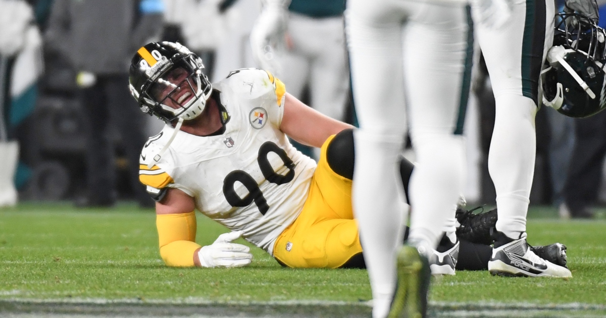 TJ Watt injury update: Steelers LB suffered sprained ankle in loss to ...