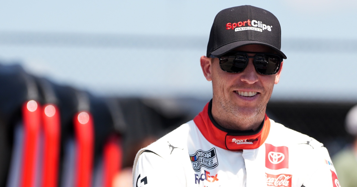 Denny Hamlin reacts to 23XI, Front Row obtaining preliminary injunction ...