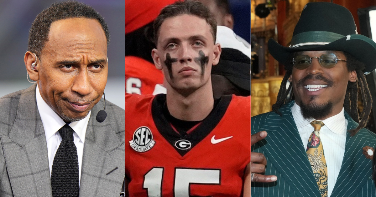 Cam Newton, Stephen A. Smith suggest Georgia could play better without ...