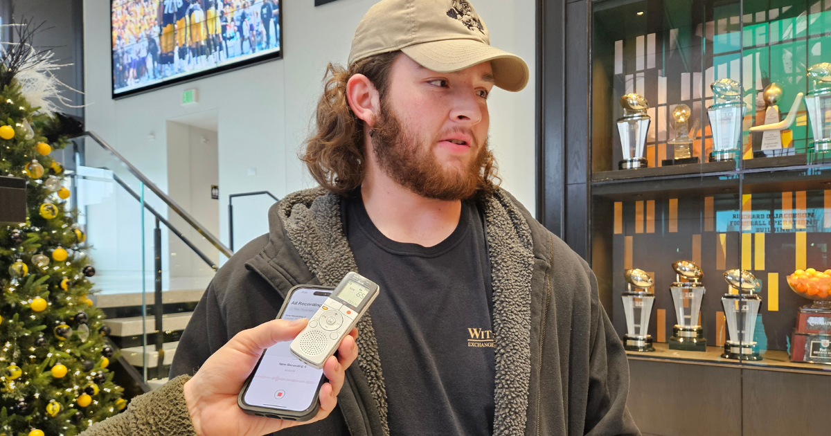 Connor Colby focused on Iowa's Bowl Game