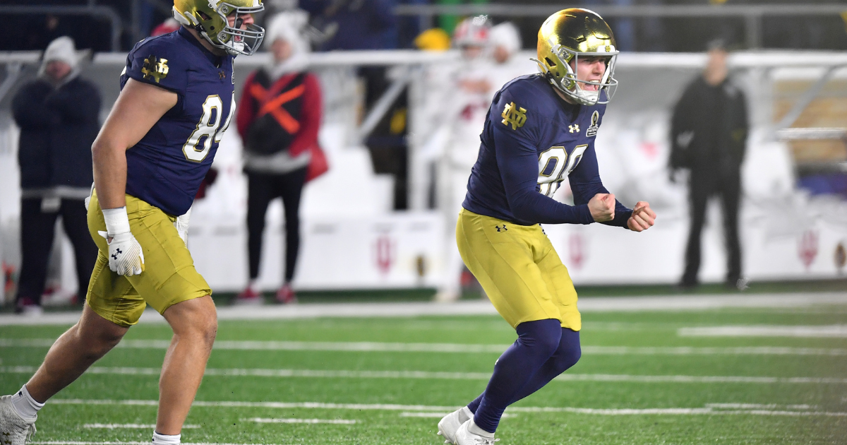 Notre Dame notebook: Mitch Jeter says 'I'm back'