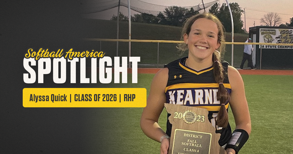 Alyssa Quick: Softball America Spotlight