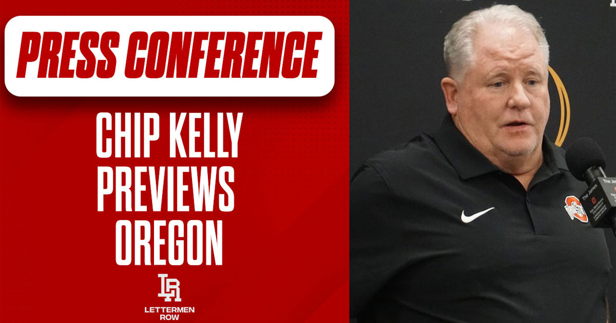 Ohio State OC Chip Kelly press conference to preview Oregon