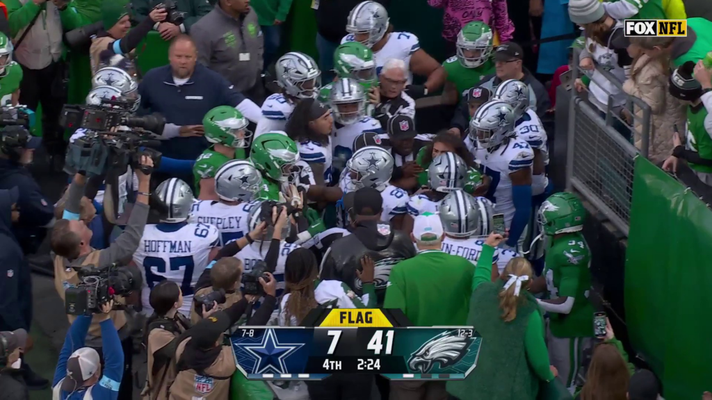 Eagles-Cowboys tunnel brawl results in multiple ejections - On3