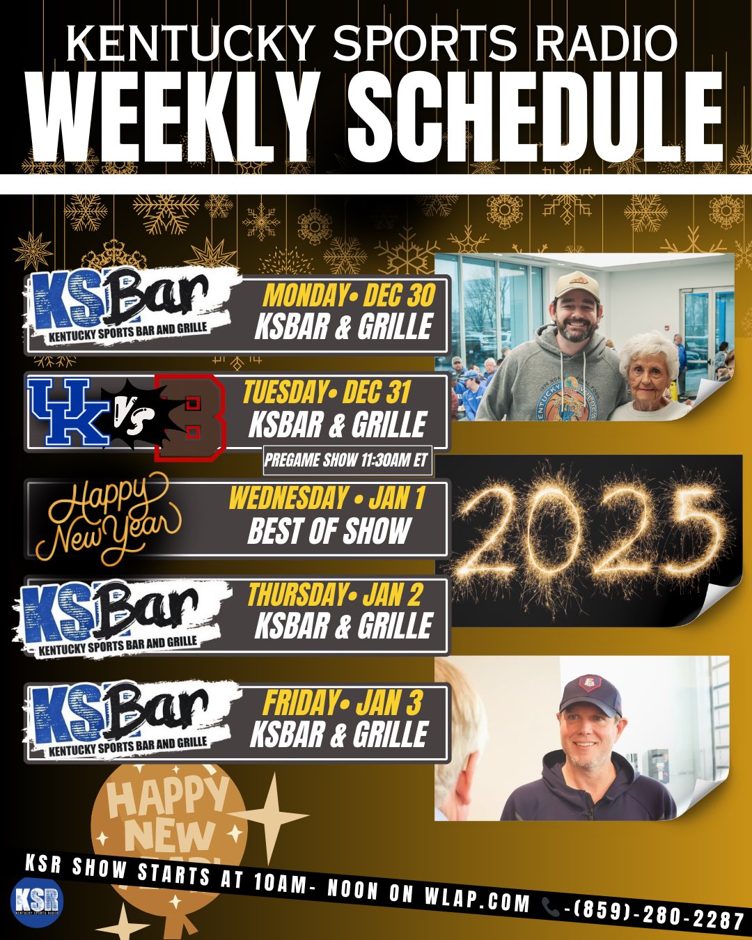 KSR Show, 12/30: Live from KSBar and Grille from 10 a.m. to noon - On3