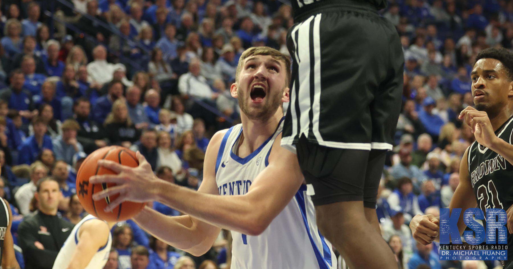 Mark Pope raves over Andrew Carr battling back to court for Kentucky ...