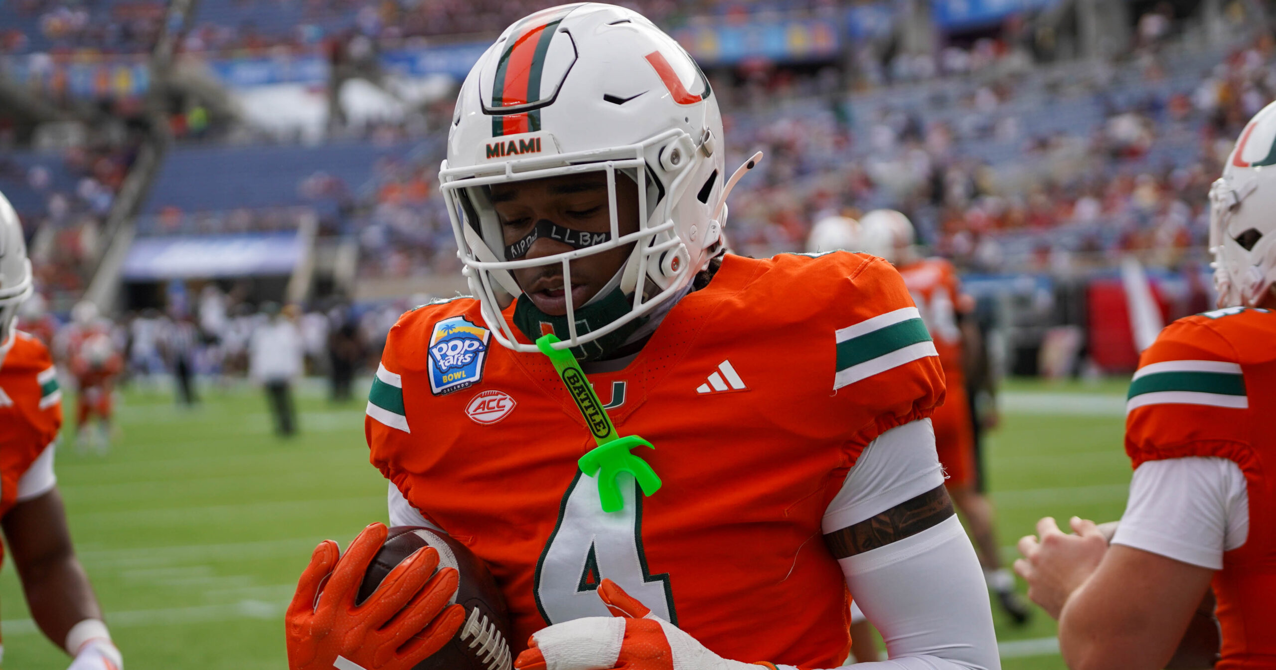 Miami Hurricanes RB Mark Fletcher talks after 1st spring practice