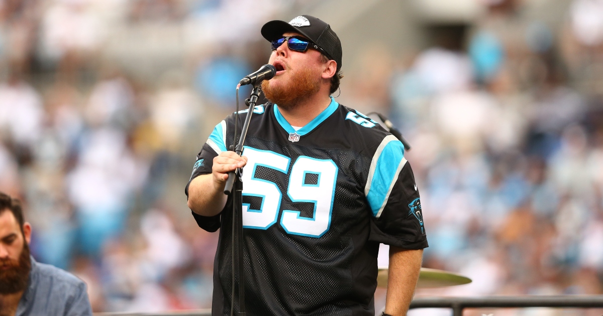 Luke Combs 'ready to suit up' for Carolina Panthers, help struggling ...