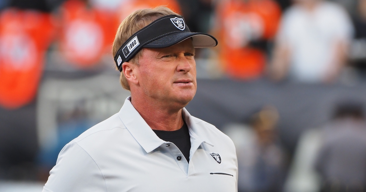 Jerry Jones reacts to Jon Gruden NFL coaching rumors