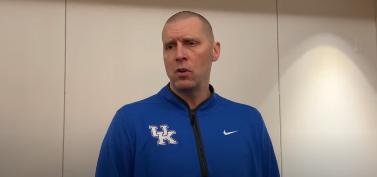 Watch Mark Pope recap Kentucky's loss to Georgia before the flight home ...