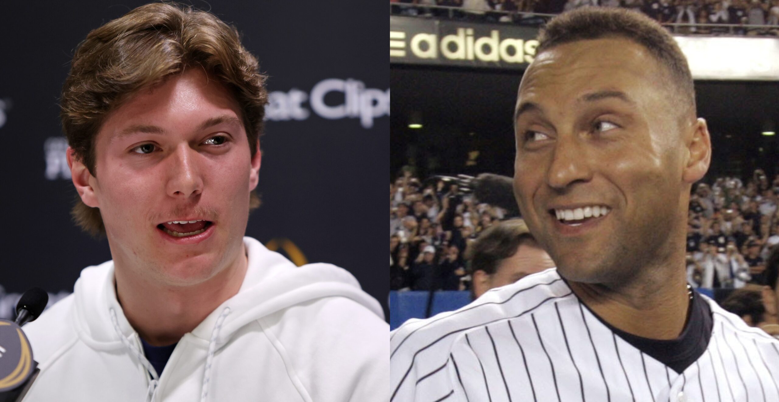 Notre Dame kicker Mitch Jeter issues bold challenge to Yankees great ...