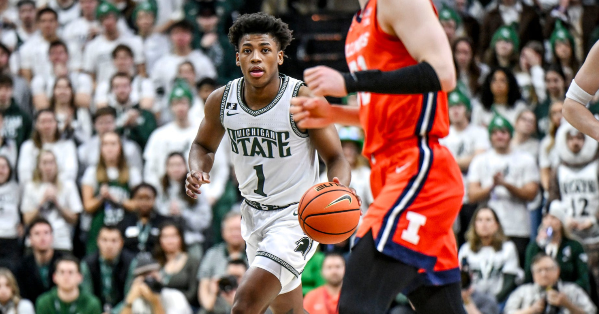 Michigan State PG Jeremy Fears credits win over Illinois to depth
