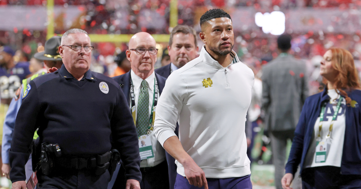 What Notre Dame coach Marcus Freeman said after championship