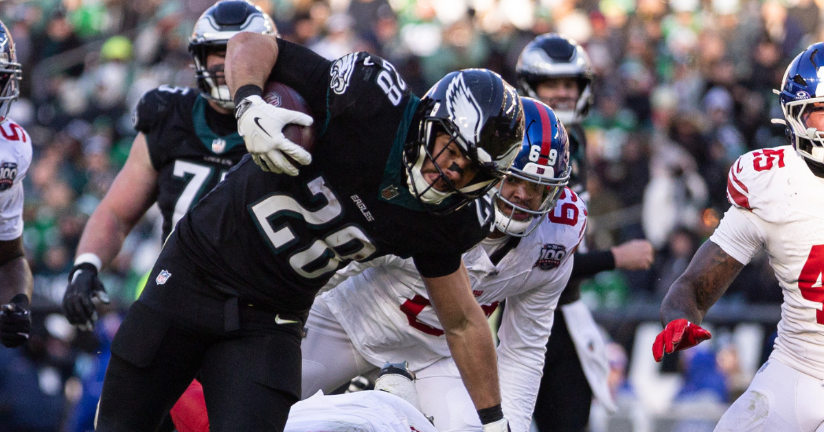 Will Shipley reflects on first NFL touchdown in playoffs, support from ...