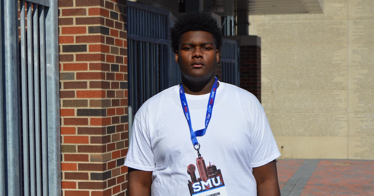 4-star OL Brian Swanson sees winning mindset, 'great energy' at SMU - On3