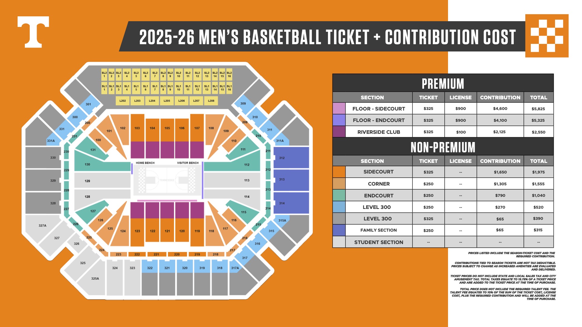 Tennessee Basketball season-ticket prices set to increase