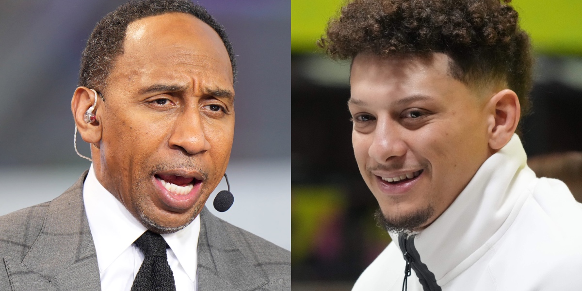 Stephen A. Smith bafflingly compares himself to Patrick Mahomes, elicits spit take from Molly ...