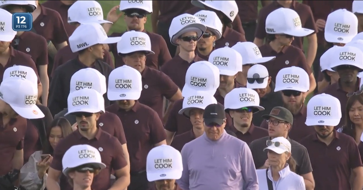 Massive group of fans in ‘big hats’ follow Min Woo Lee, Max Homa at Waste Management Phoenix Open