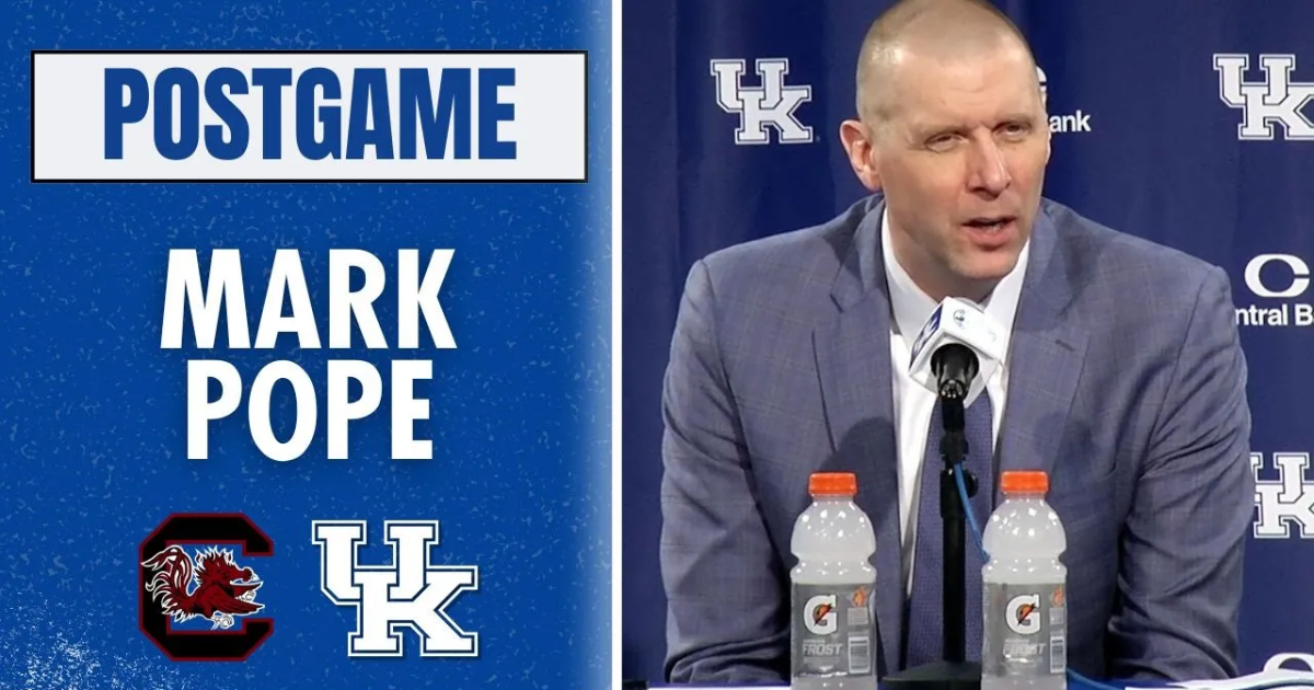 WATCH: Mark Pope, Kentucky players discuss win over South Carolina