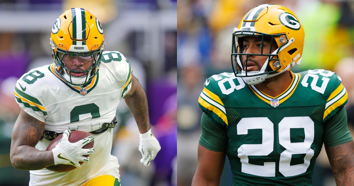 Josh Jacobs and AJ Dillon talk Super Bowl LIX, being Wingmen for Bounty ...