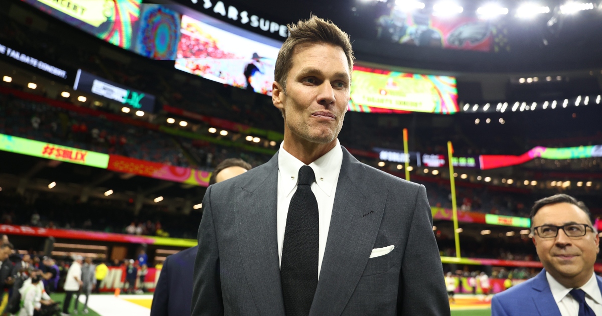Tom Brady wearing $600,000 Jacob & Co. watch during Super Bowl LIX broadcast