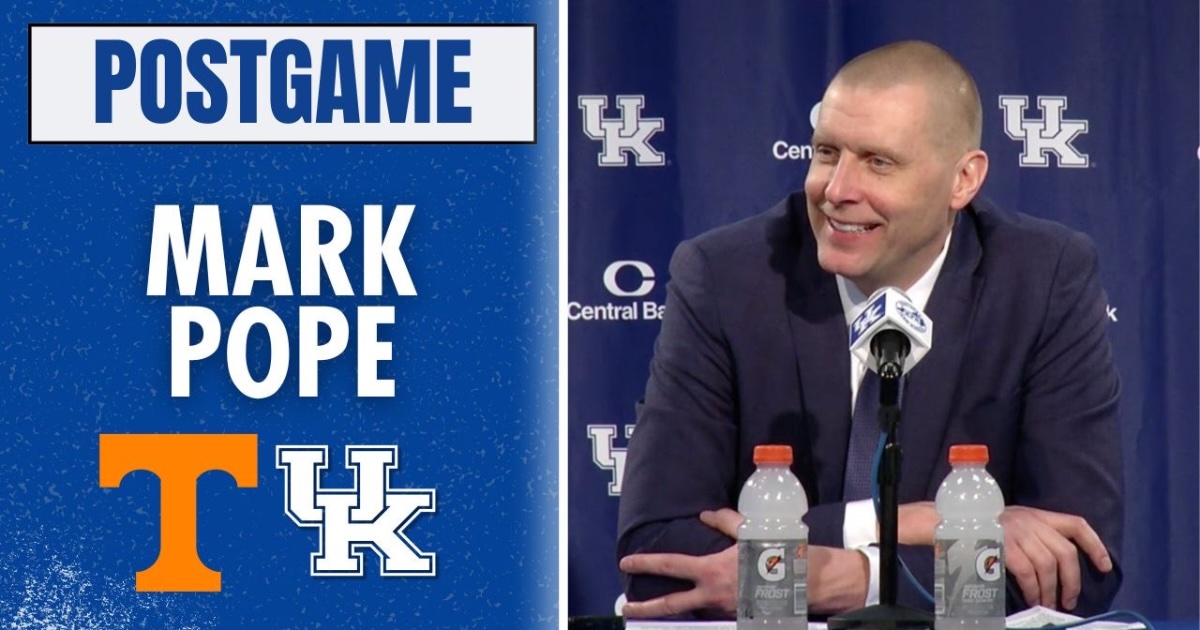WATCH: Mark Pope, Kentucky players discuss win over Tennessee - On3
